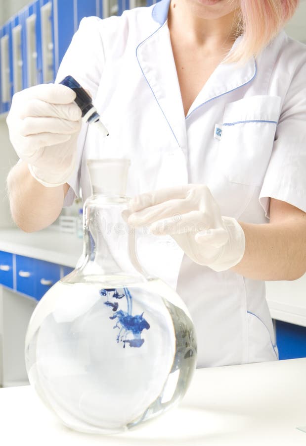 Work in Lab with equipment editorial photo. Image of medic - 100682696