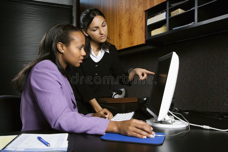 Women working in office stock image. Image of team, successful - 2046989