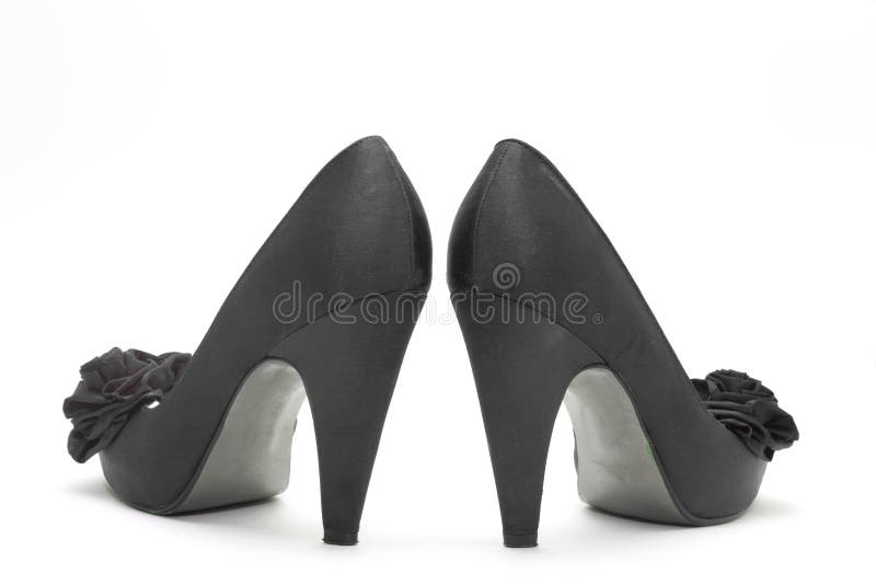 Womens High Heels on White Background Stock Photo - Image of high ...