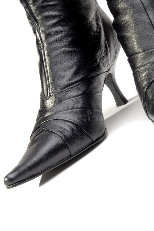 Womens Leather Boots stock image. Image of boots, female - 1853065
