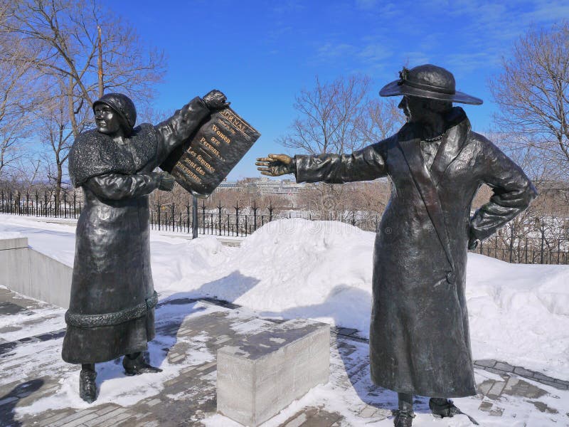 Womens Rights Statue in Ottawa Editorial Image - Image of journal ...