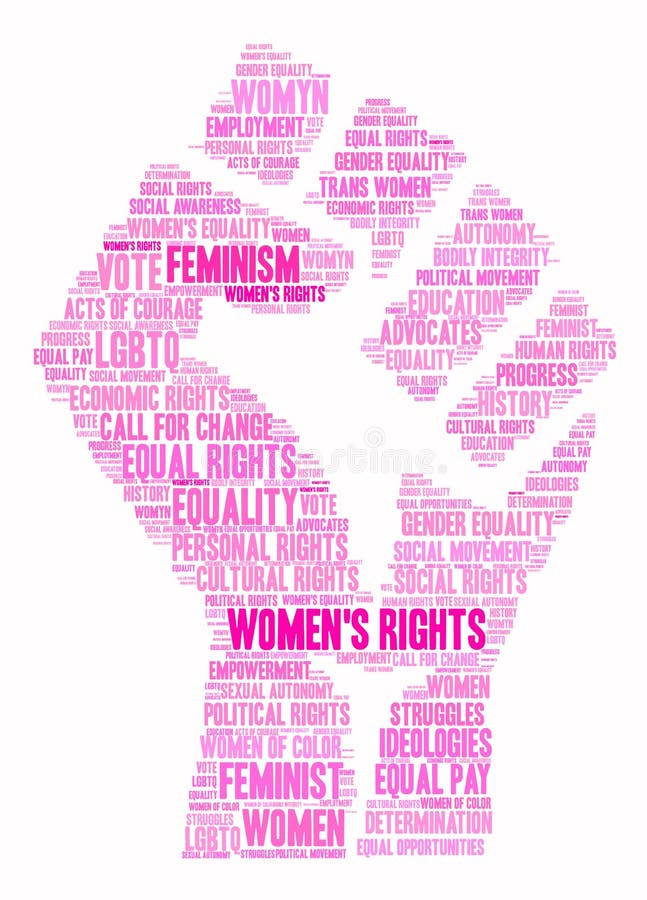 Womens Rights Word Cloud stock vector. Illustration of integrity - 99532339