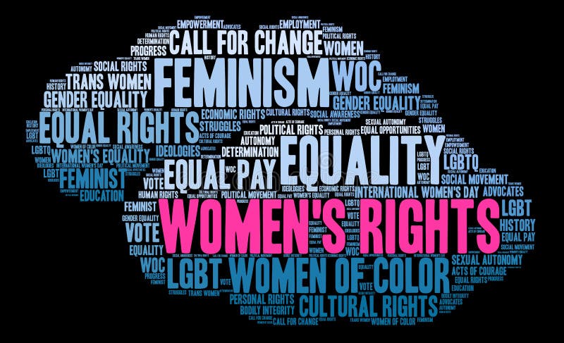 Womens Rights Word Cloud stock vector. Illustration of cultural - 102179185