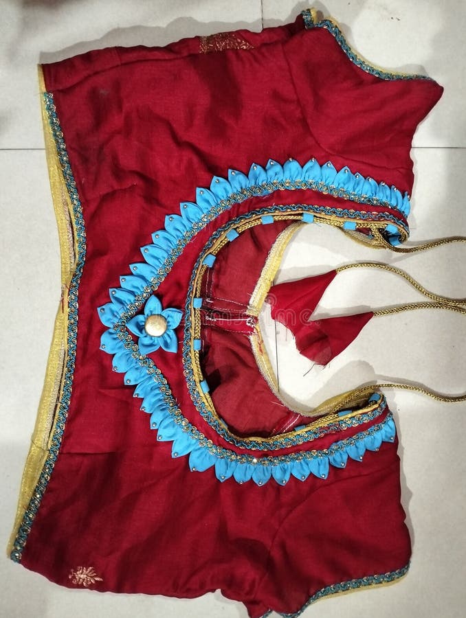 Womens Special Blouse Back Side Design Stock Photo - Image of side ...