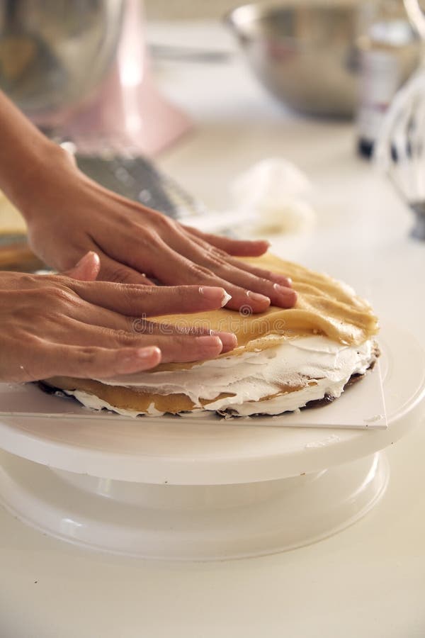 Womon are Making in the Kitchen Stock Image - Image of making, girl ...