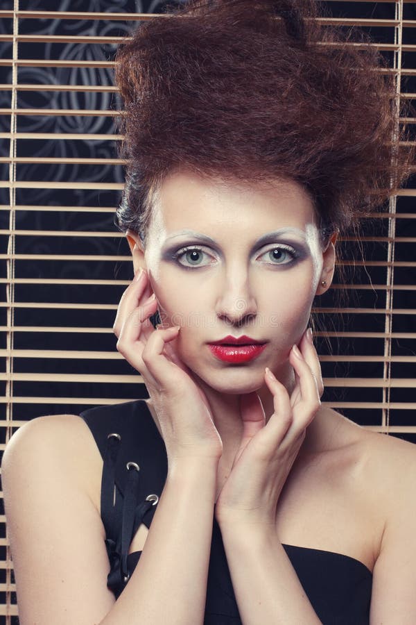 Wonan in soft light stock image. Image of emotional, drapes - 37345611