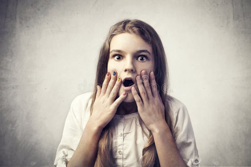 Wonder stock photo. Image of amazement, surprise, adolescence - 23427184