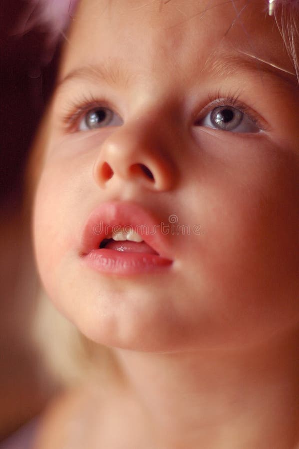 Two Coloured eyes stock image. Image of catchlights, toddler - 42247