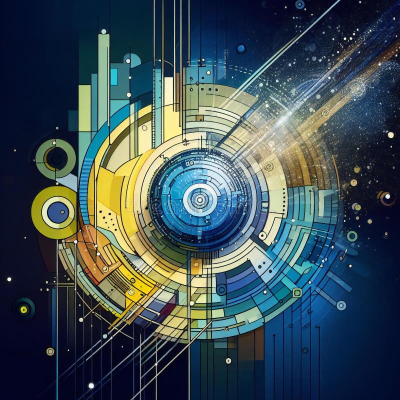 Wonder of Ai Technology for Uses Digital World Ai Generated Stock ...