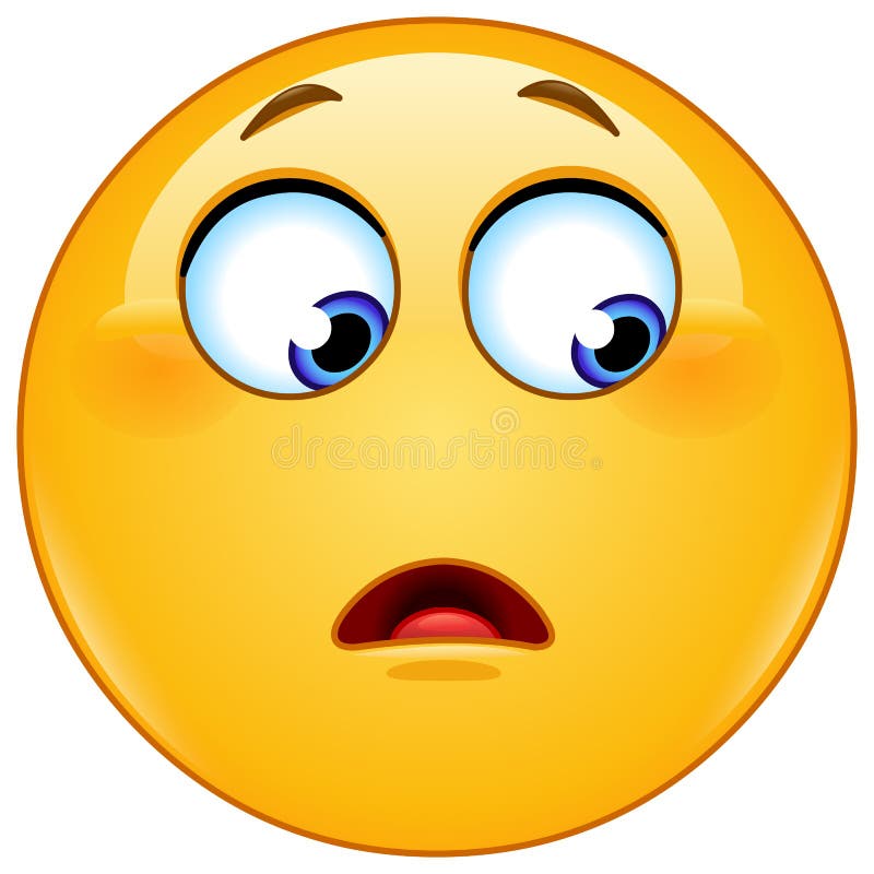 Amazed emoticon stock vector. Illustration of depressed - 26072626
