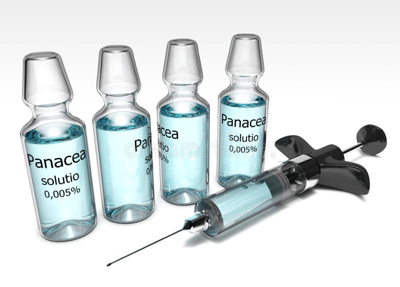 Wonderbare Behandeling. Panacee Stock Illustratie - Illustration of ...