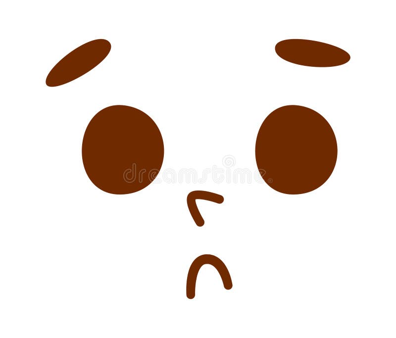 Wondered Character Face stock vector. Illustration of adult - 282150412