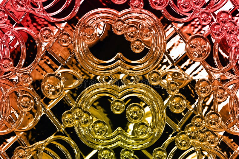 Wonderful Abstract Illustrated Glass Design Stock Image - Image of ...