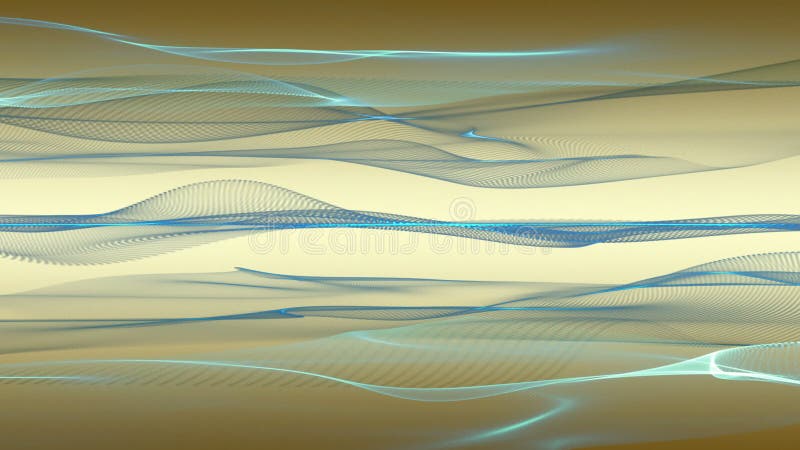 Wonderful Animation with Moving Wave Object, Loop HD 1080p Stock Video ...