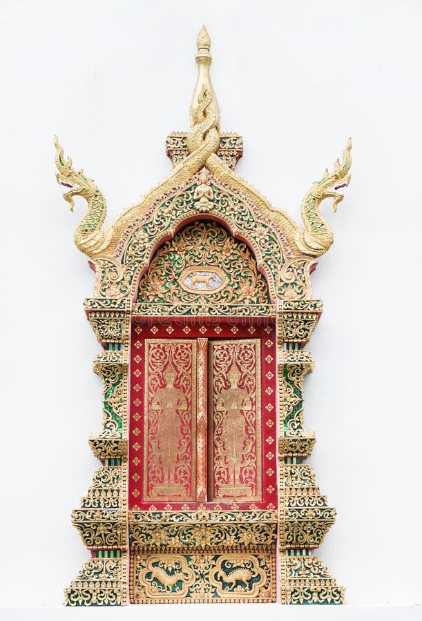 The Wonderful Architecture Window of Temple Stock Photo - Image of ...