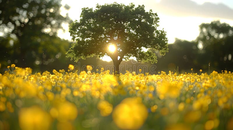 A Wonderful Artistic Depiction of the Purity of Nature Stock Photo ...