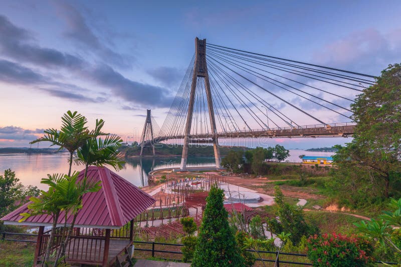 Barelang Batam Bridge Wonderful Indonesia Stock Image - Image of ...