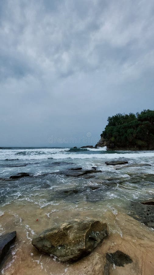 Wonderful beach stock photo. Image of wave, river, beach - 265100214