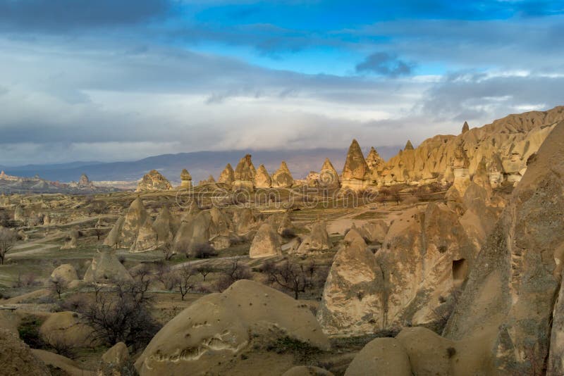 Wonderful Cappadocia Landscape Stock Photo - Image of cave, nature ...