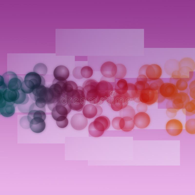 Wonderful Design Illustration with Bubbles Stock Illustration ...