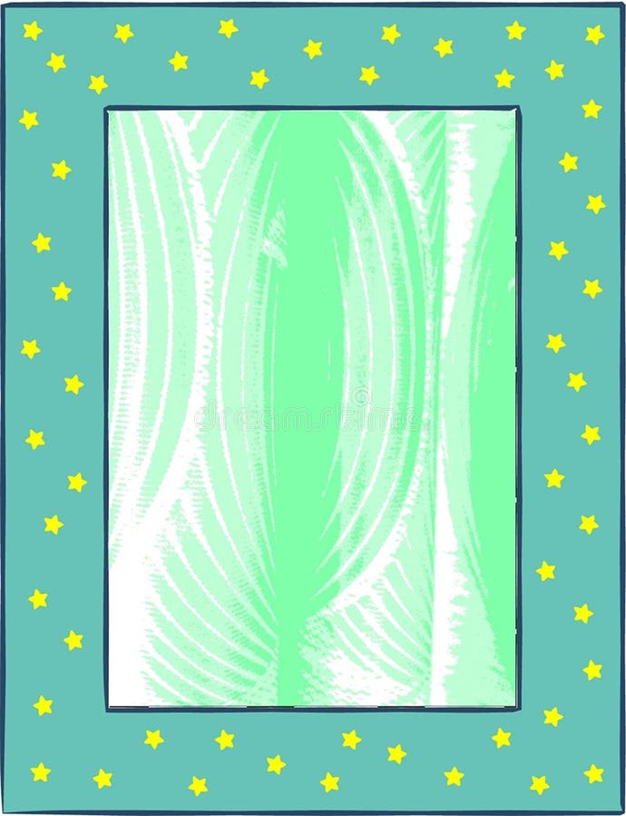 A Beautiful Colored Picture Frame with Graphical Pattern Stock ...