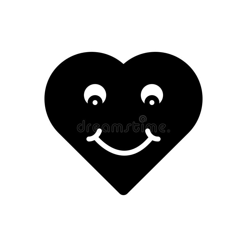 Black Solid Icon for Wonderful, Amazing and Lovely Stock Illustration ...