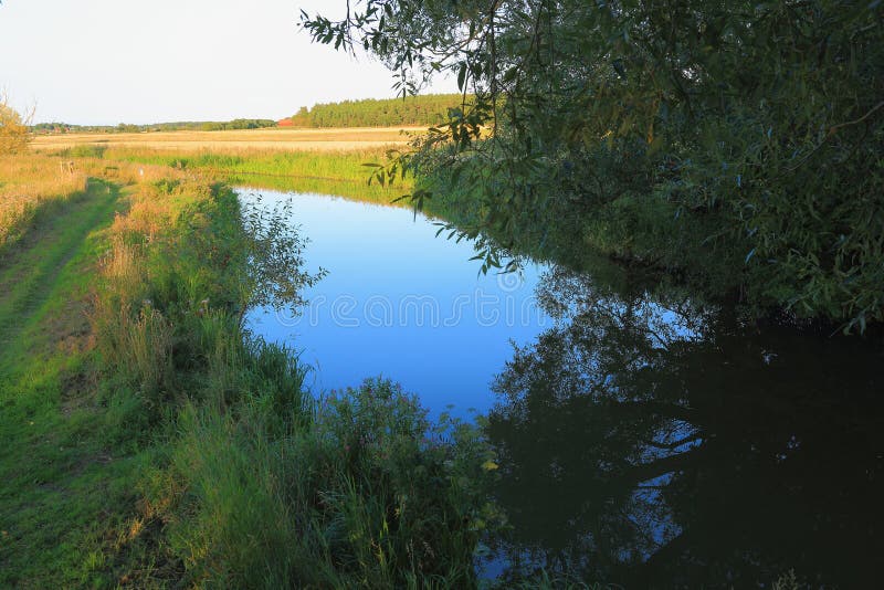 Wonderful Nature Landscape on a Summer Day Stock Image - Image of tree ...