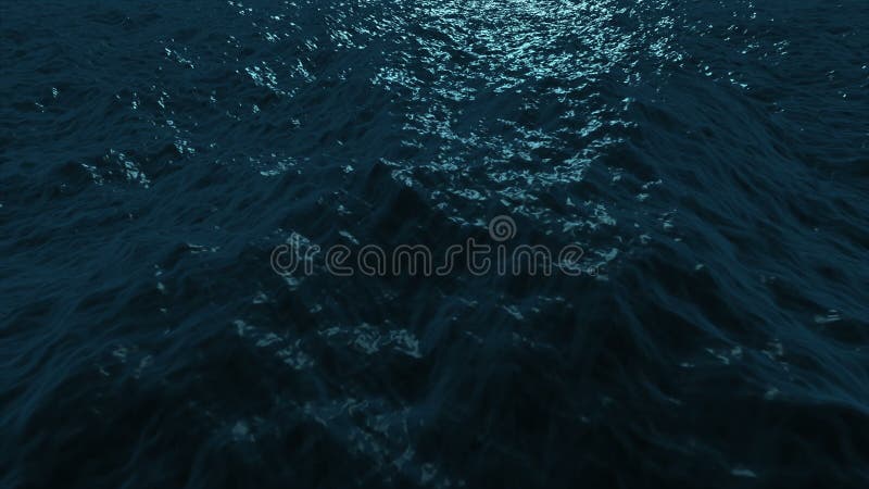 Wonderful Ocean Waves Animation, 4096x2304 Loop 4K Stock Footage ...