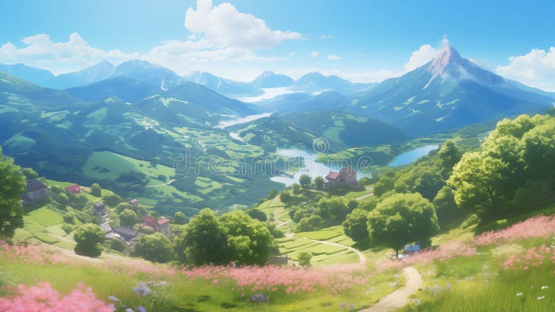 Landscape Anime Stock Illustrations – 24,448 Landscape Anime Stock ...