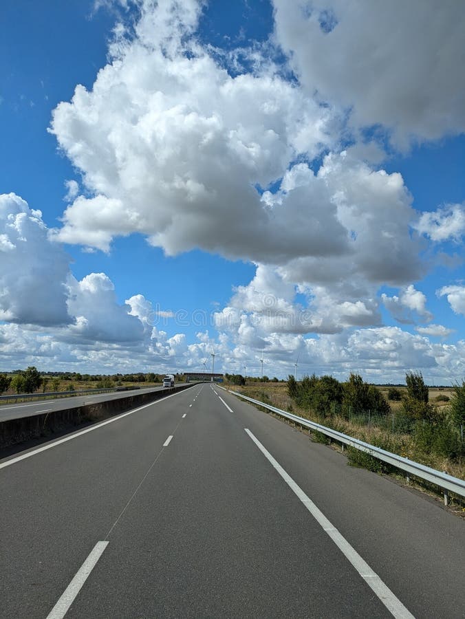 Wonderful Rich Photo of the Sky, Clouds, Road Stock Image - Image of ...