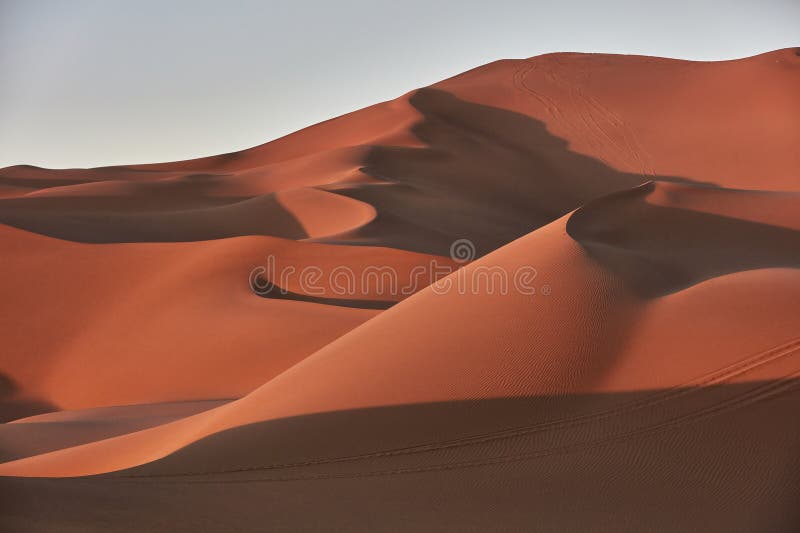 A Wonderful Shape of a Desert Stock Image - Image of brown, sand: 301532129