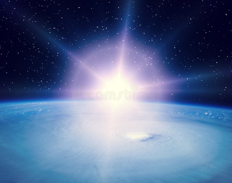 Wonderful Sunrise. the Elements of this Image Furnished by NASA Stock ...