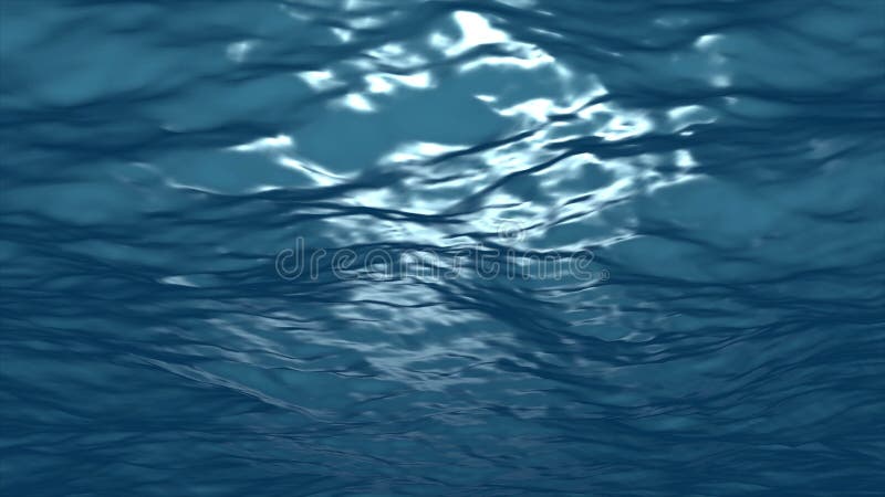 Wonderful Under Water Ocean Wave Animation, 4096x2304 Loop 4K Stock ...