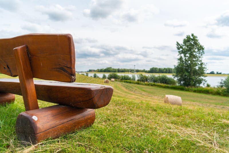 Wonderful View with this Bank in the Open Nature Stock Image - Image of ...