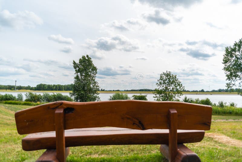 Wonderful View with this Bank in the Open Nature Stock Image - Image of ...