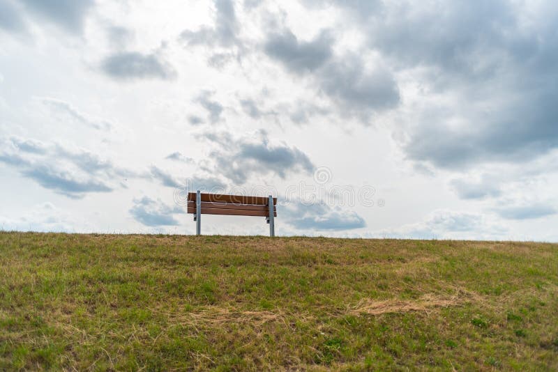 Wonderful View with this Bank in the Open Nature Stock Image - Image of ...