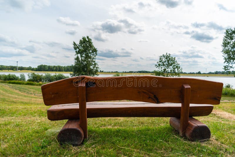 Wonderful View with this Bank in the Open Nature Stock Photo - Image of ...