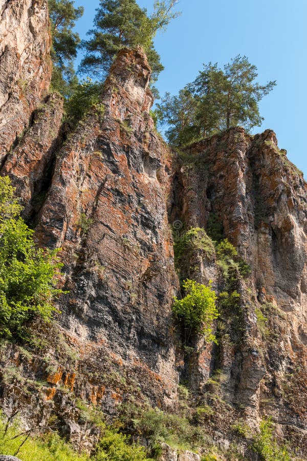 Wonderful View in the Mountains Stock Photo - Image of high, person ...