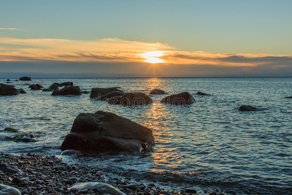 The Wonderful Views from the Beach of Arribolas Stock Photo - Image of ...