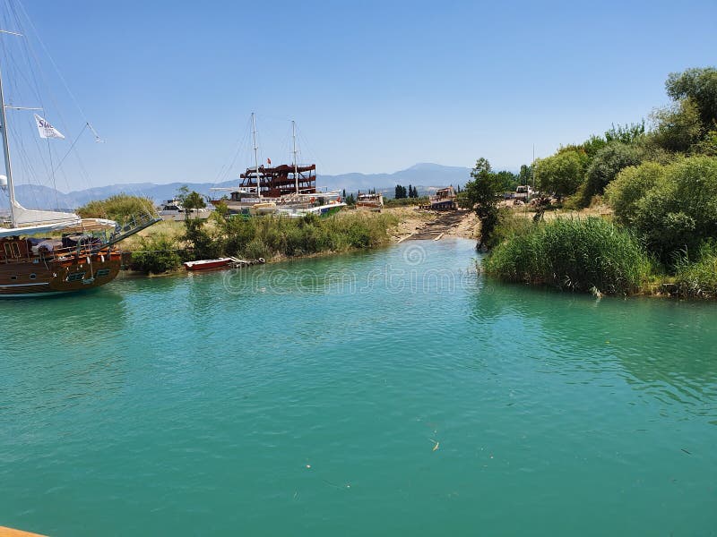 Wonderfull Manavgat River Boat Trip Stock Photo - Image of manavgat ...