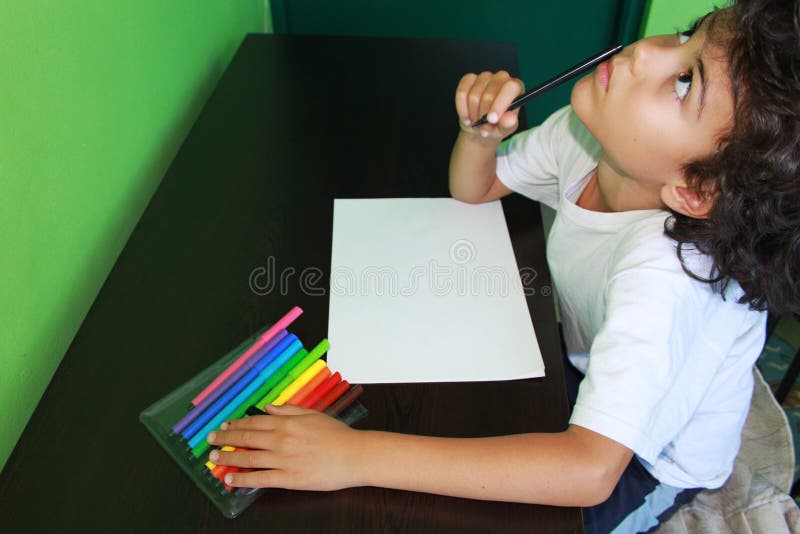 Wondering stock photo. Image of face, happiness, imagination - 26958576