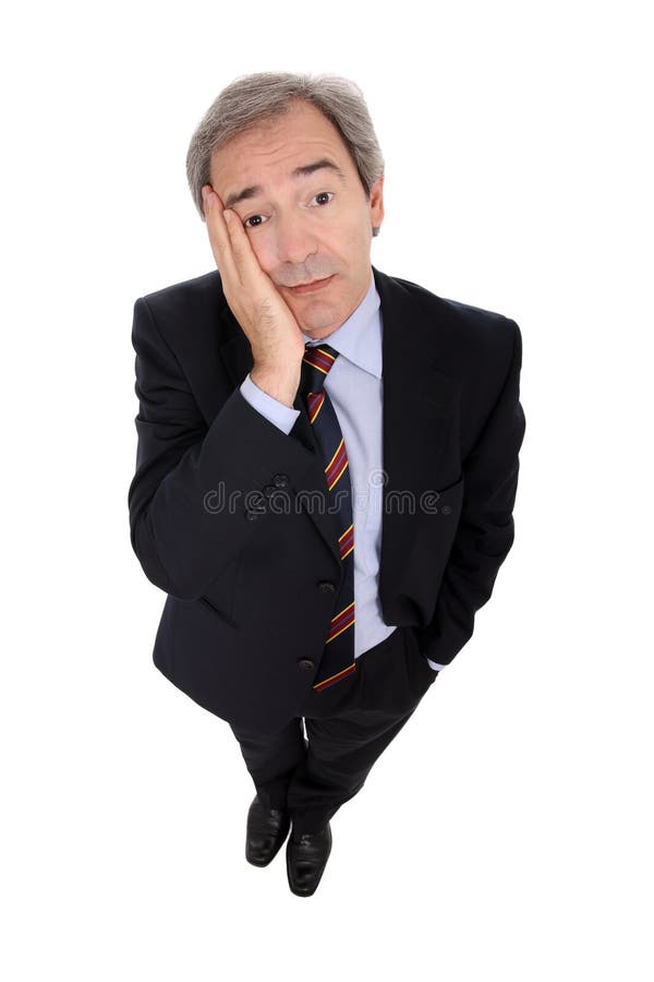 Man Wondering stock image. Image of isolated, head, puzzled - 12111023