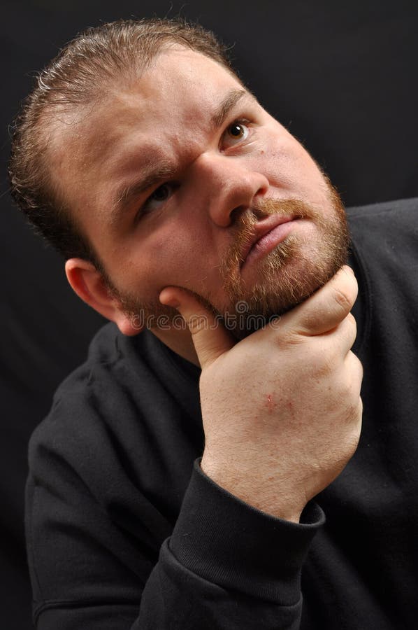 Panic expression stock photo. Image of expression, beard - 17987208