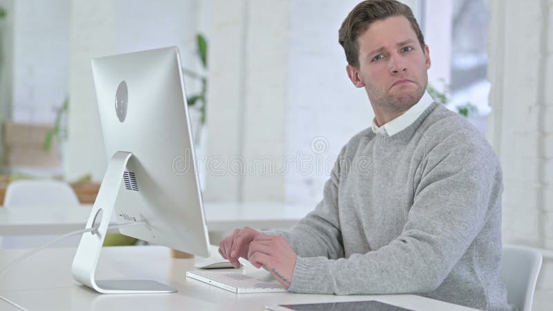 Surprised Young Man in Shock Looking at Camera Stock Video - Video of ...