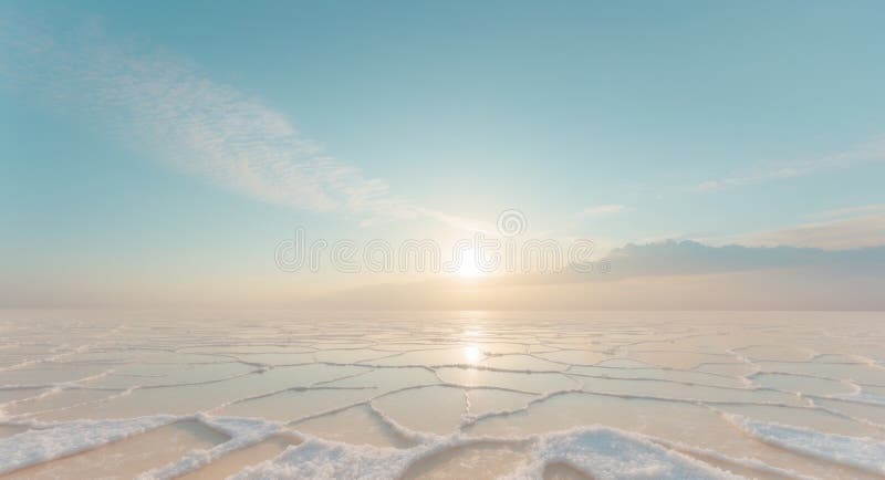 Wonders of Salt Alkali Land Under the Sun Stock Image - Image of ...