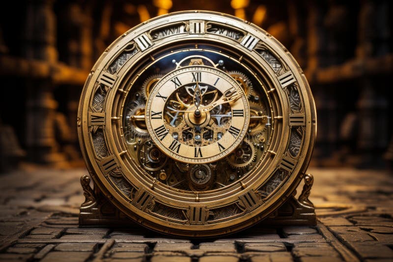 Wondrous Time Machine Old. Generate Ai Stock Illustration ...