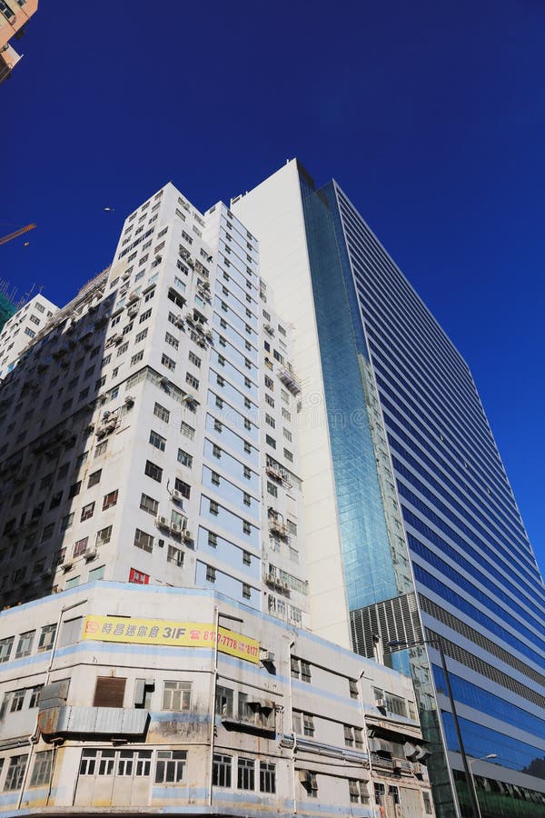 Wong Chuk Hang Industrial Area Editorial Image - Image of warehouse ...