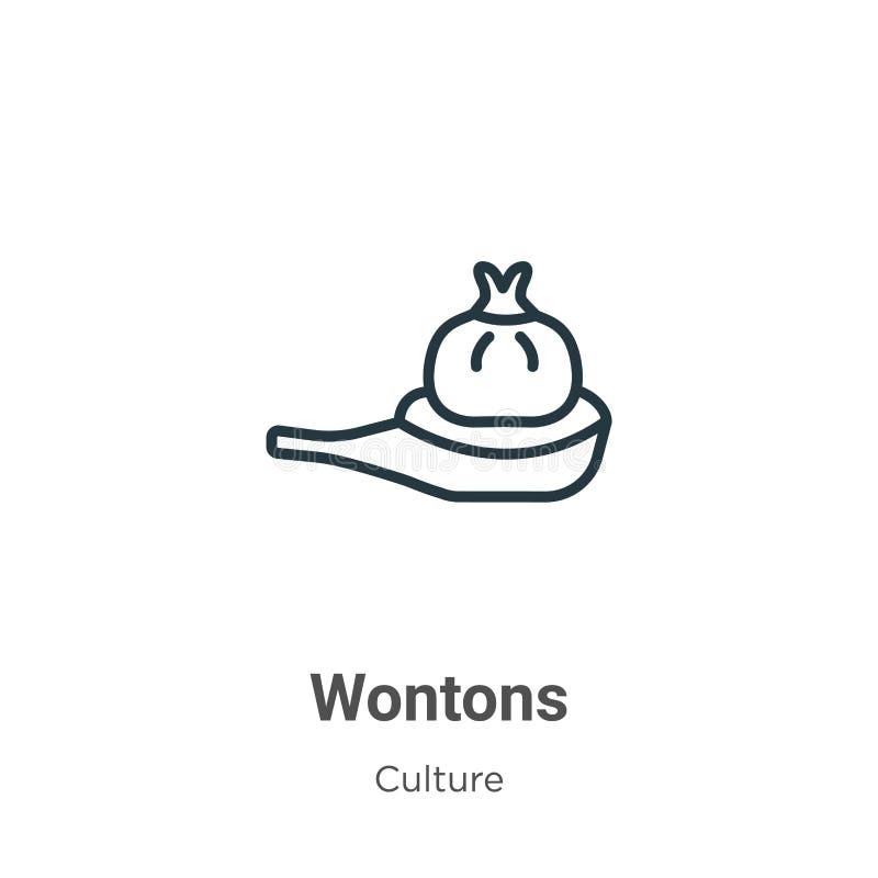 Wontons Icon Stock Illustrations – 58 Wontons Icon Stock Illustrations, Vectors & Clipart ...