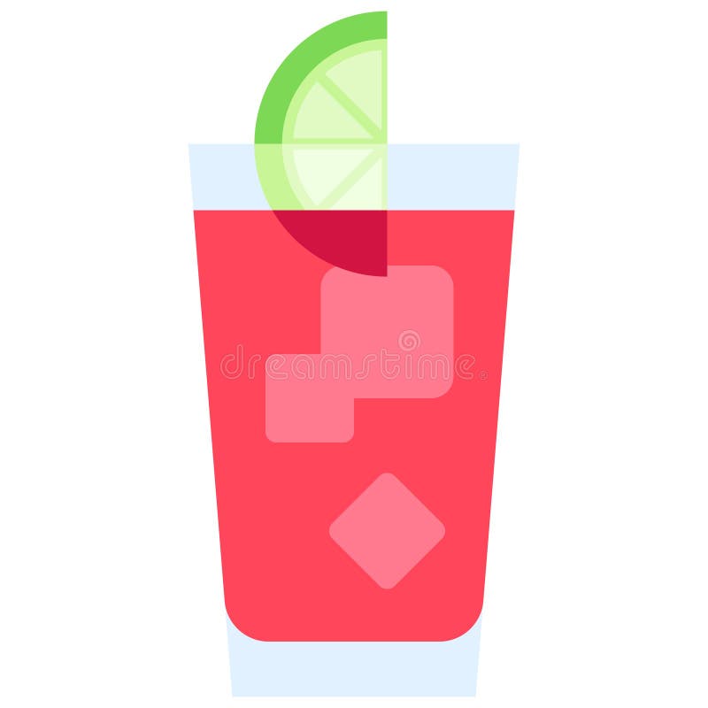 Woo Woo Cocktail Icon, Alcoholic Mixed Drink Vector Stock Vector ...