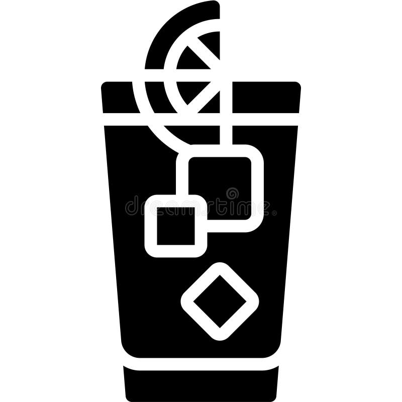 Woo Woo Cocktail Icon, Alcoholic Mixed Drink Vector Stock Vector ...